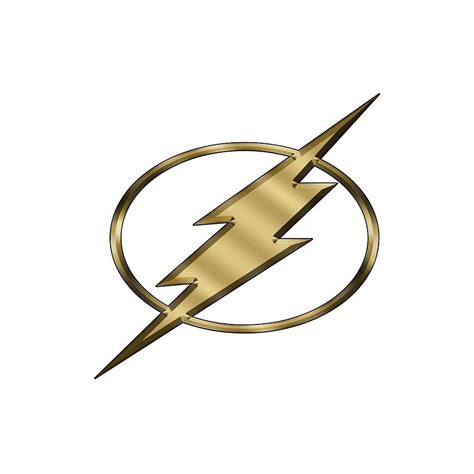 Flash Original Logo The Flash Classic Emblem Logo Hero AufnÄher