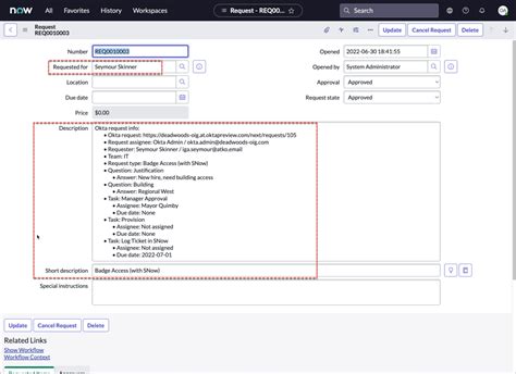 integrating servicenow with oig access requests iamse