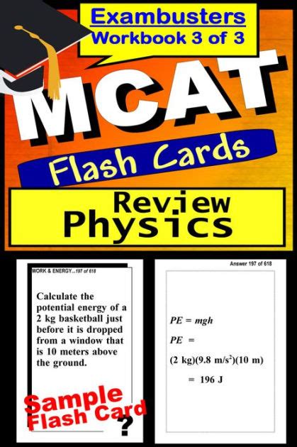 MCAT Study Guide Physics Review MCAT Science Flashcards MCAT Prep Book 3 Of 3 By MCAT Ace