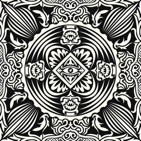 Scarf Pattern Stock Vector Illustration Of Shawl Ethnic 260821775