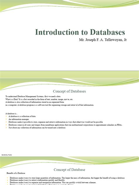 Introduction To Db Engr 268 Download Free Pdf Relational Database Databases