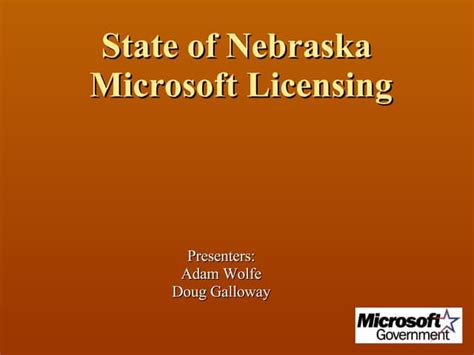 Licensing Ppt Technology And Computing
