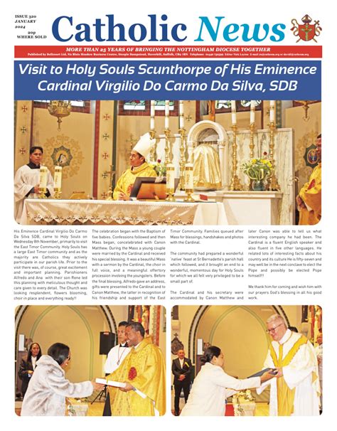 Jan Edition Of The Nottingham Catholic News