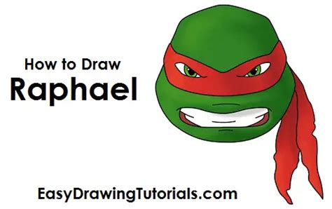How To Draw Raphael Tmnt