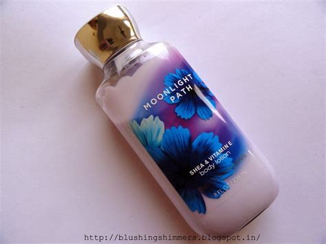 Blushing Shimmers Bath Body Works Moonlight Path Body Lotion Review