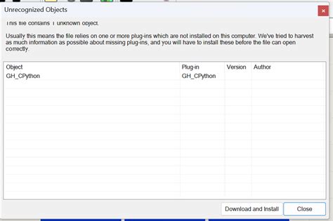 Rhino Cannot Read The GhCPython Grasshopper McNeel Forum
