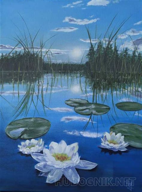 Картина Лилии Размеры 30x40 Год 2022 Цена 11000 рублей Художник Полозняк Павел