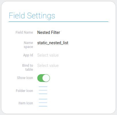 Nested Filter GH Elements GudHub Platform Documentation
