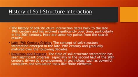 SOIL STRUCTURE INTERACTION PPT DOXC PPTX Civil Engineering Industry Industries