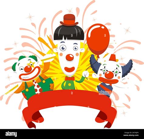 Les Clowns Composent Banque Dimages Vectorielles Alamy