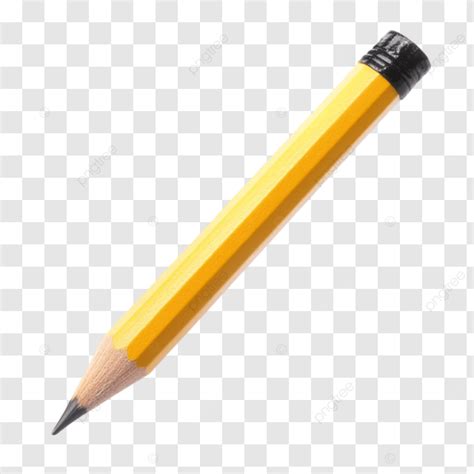Realistic Wooden Pencil Illustration For Artistic Use Pencil In