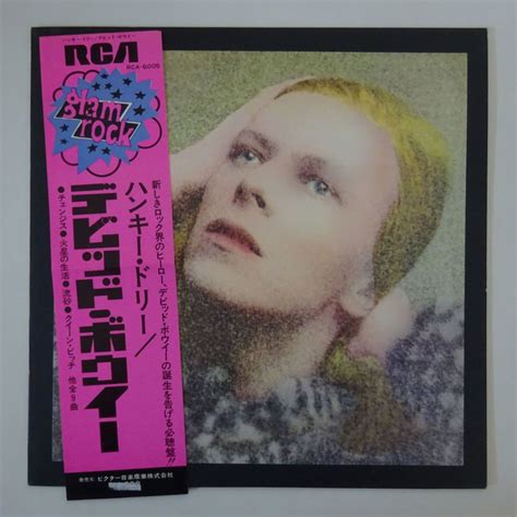 13027764【稀少glam Rockピンク帯】デビッド・ボウイー David Bowie ハンキー・ドリー Hunky Doryの