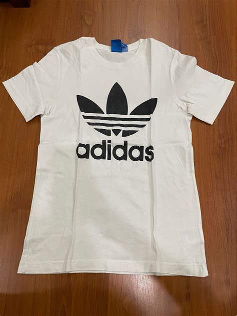 Adidas White T Shirt Womens Fashion Tops Shirts On Carousell