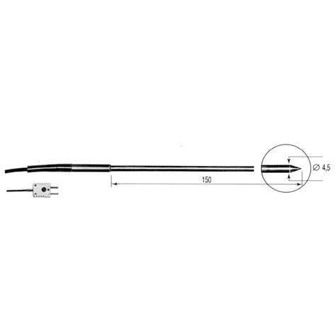 Tp660 K Thermocouple Penetration Probe Temperature Senseca