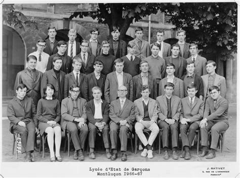 Photo De Classe Math Élém 1 De 1967 Lycée De Garçons Copains Davant