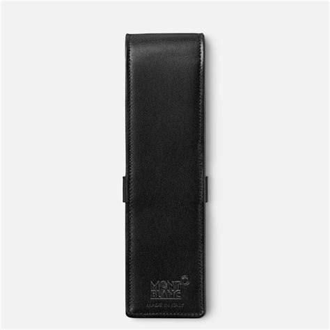Montblanc Meisterstuck Black Pen Pouch — Pens Plus Of Oxford