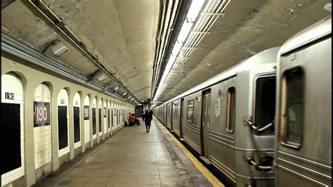 Ind Subway Brooklyn Bound R46 A Train At W 190th Street Youtube