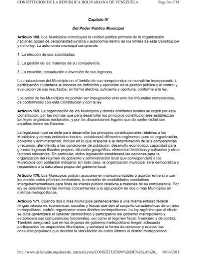 CONSTITUCION DE LA REPUBL