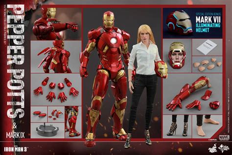 Image Iron Man Mark Ix And Pepper Hot Toys 03 Marvel Cinematic