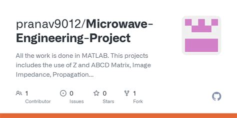Github Pranav Microwave Engineering Project All The Work Is Done
