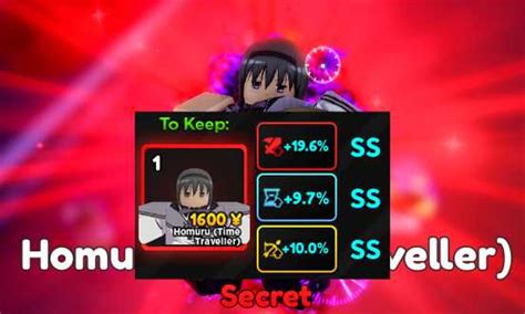 Homura Akemi Homuru Time Traveller EVO GOOD STAT SS SS SS Anime