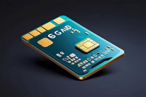 Sim Card Vector Mobile Phone Icon Chip Simcard Isolated 3d Design Gsm Premium Ai Generated Image