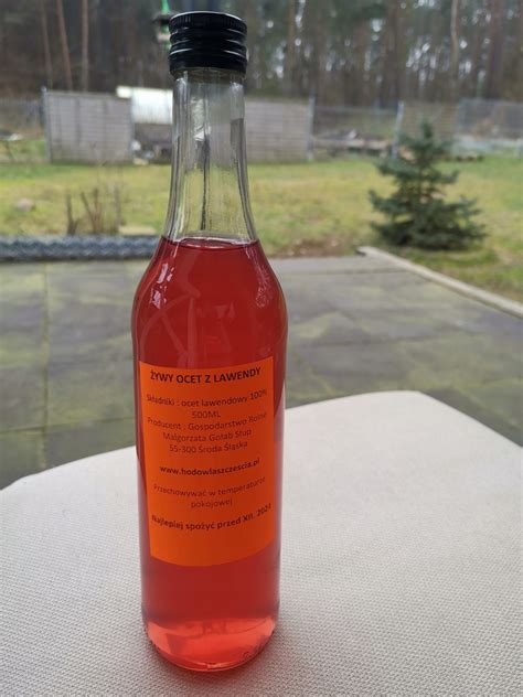 Ocet lawendowy 500ml Hodowla Szczęścia