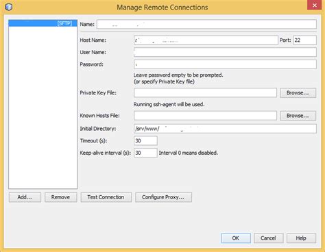 Proxy Netbeans 81 Remote Connections Sftp Error Connection Closed