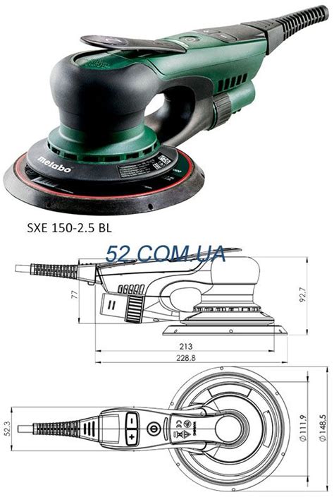 Эксцентриковая шлифмашина Метабо SXE 150-2.5 BL заказать в Киеве ...