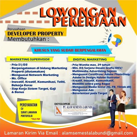 Lowongan Kerja April PT Alam Semesta Labundi INFO LOKER SOLO