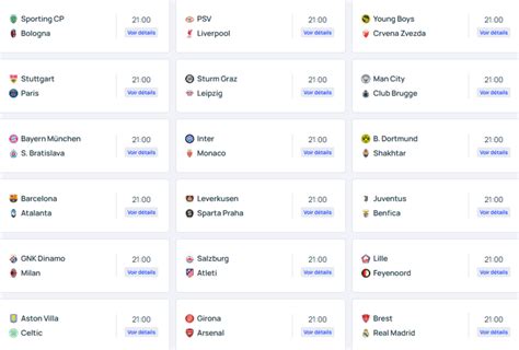 Ligue Des Champions Le Programme Des Matchs De La 8e Journée De La