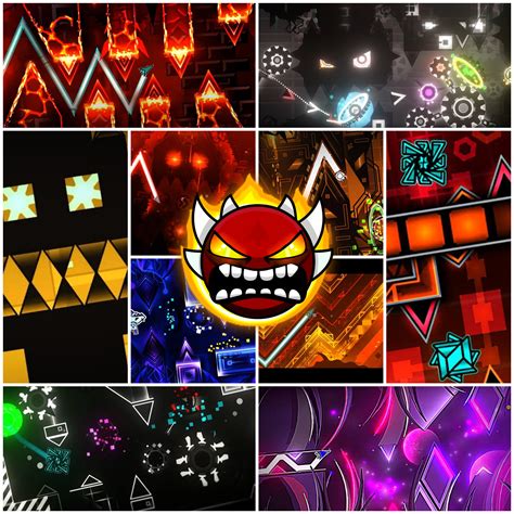 I Made This Little Collage Tribute To The Top 10 Hardest Extreme Demons