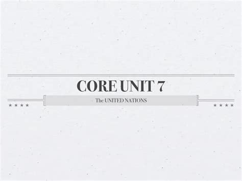 Un Unit Intro Ppt