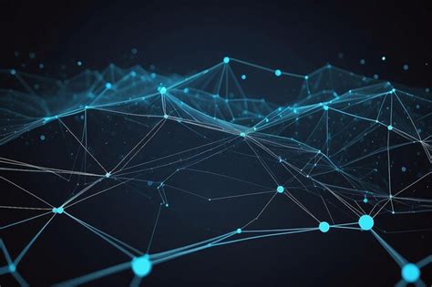 Premium Photo Abstract Polygonal Vector Background With Connecting