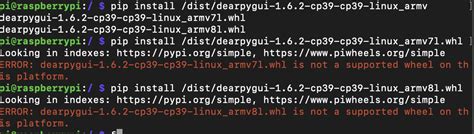 Dearpygui Fails To Install On Raspberrypi 4 64bit Os · Issue 1741