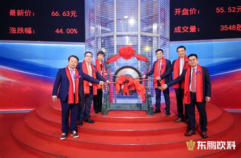 东鹏饮料在上交所敲锣上市，创始人家族持股71％腾讯新闻