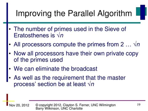 Ppt Efficient Parallelization Of Sieve Of Eratosthenes Algorithm For Finding Prime Numbers