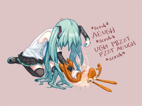 On Twitter Rt Balancetheball Hatsune Miku Brushing The