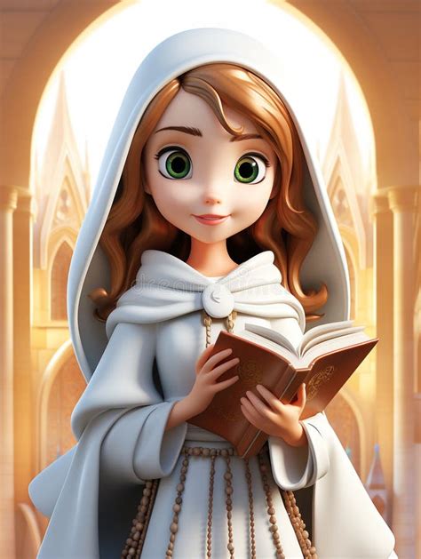Cute Blessed Mary Animated Animated Expressions Quirky Expressions Playful Expressions Black