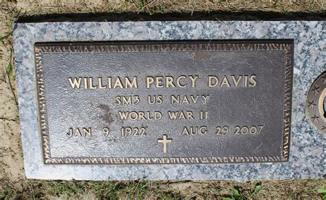 William Percy Davis 1922 2007 Find A Grave Memorial