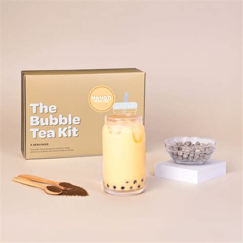 Diy Mango Milk Tea Bubble Tea Kit Retea Toronto Canada