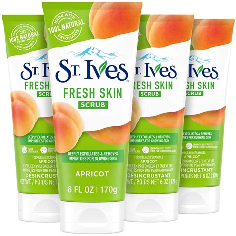 St Ives Fresh Skin Apricot Face Scrub Deep Exfoliator Skin Care For