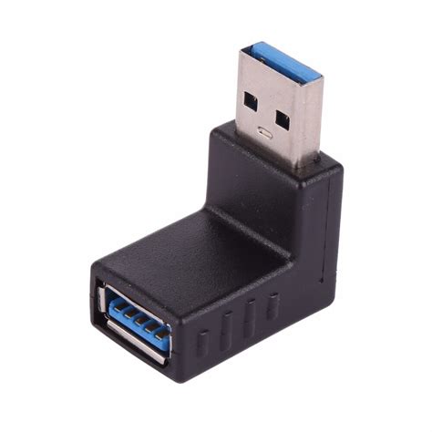 USB 3,0 л Форма адаптер конвертер USB 3,0 мужчин и женщин 90 градусов ...