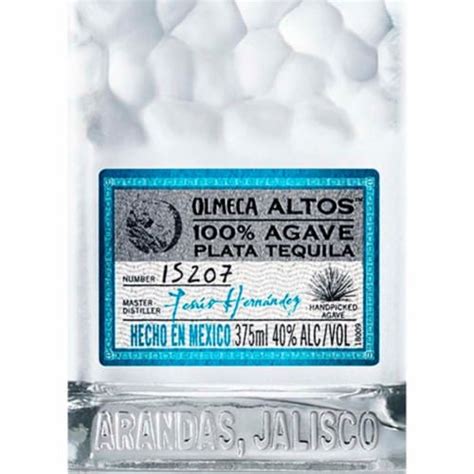 Olmeca Altos 100 Agave Blanco Plata Tequila 375 ML Kroger