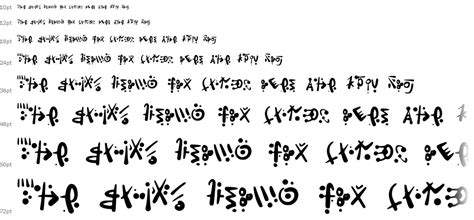 Alien Hieroglyph Font By Vectorpixelstar — Fontriver