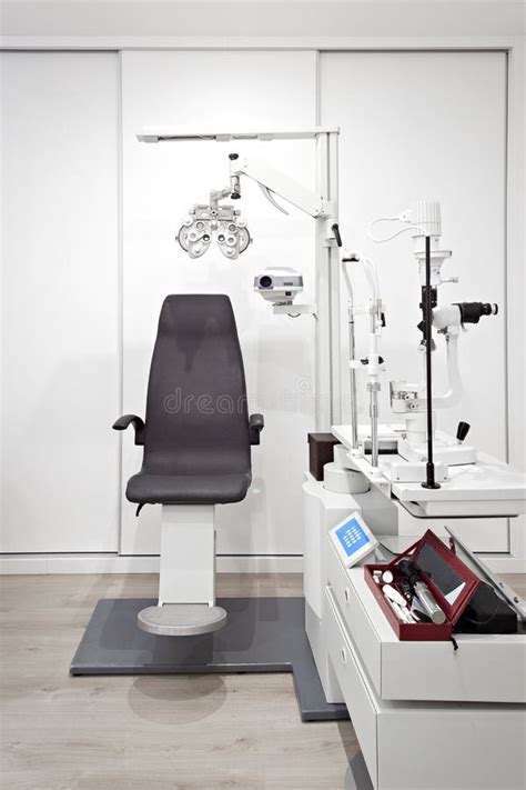 Eye Sighting Machine On Ophthalmologist Office Stock Image Image Of
