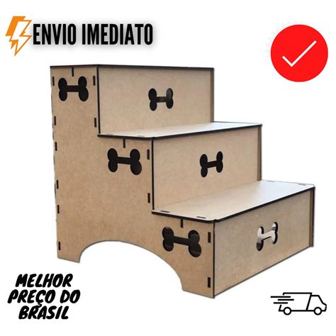 Escada Pet Para Cachorros E Gatos Em Mdf Degraus Mm Mdf Premium Fa A Seu Pet Feliz Shopee