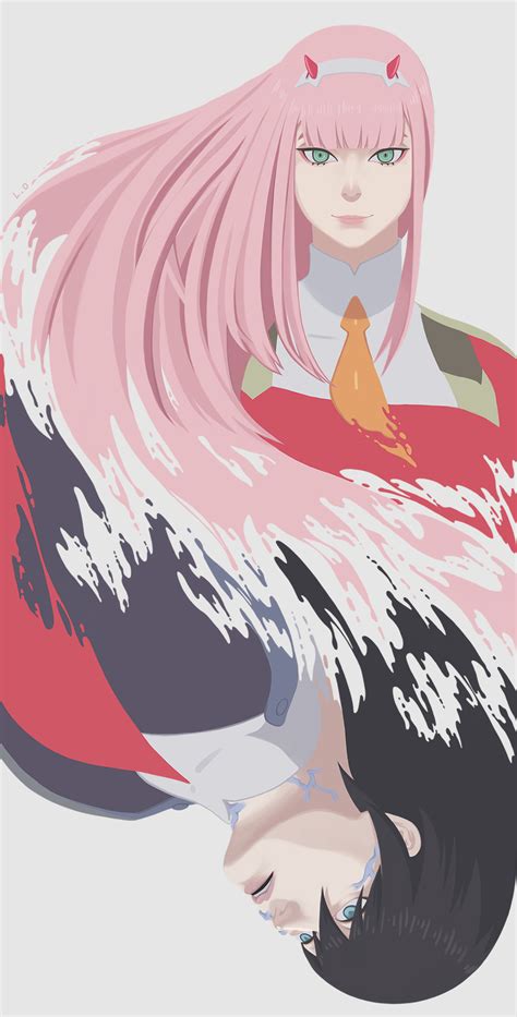 Zero Two And Hiro Darling In The Franxx Drawn By L D Danbooru