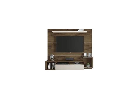 Painel Para Tv Até 65 Polegadas Frevo 1 Porta Cacau off White Jcm