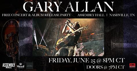 Gary Allan Celebrates The Release Of His New Album Ruthless With Free